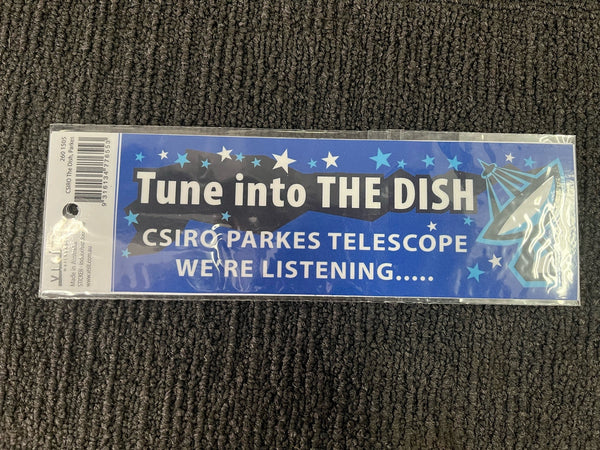 Sticker - Tune into the Dish - CSIRO Parkes Dish Shop